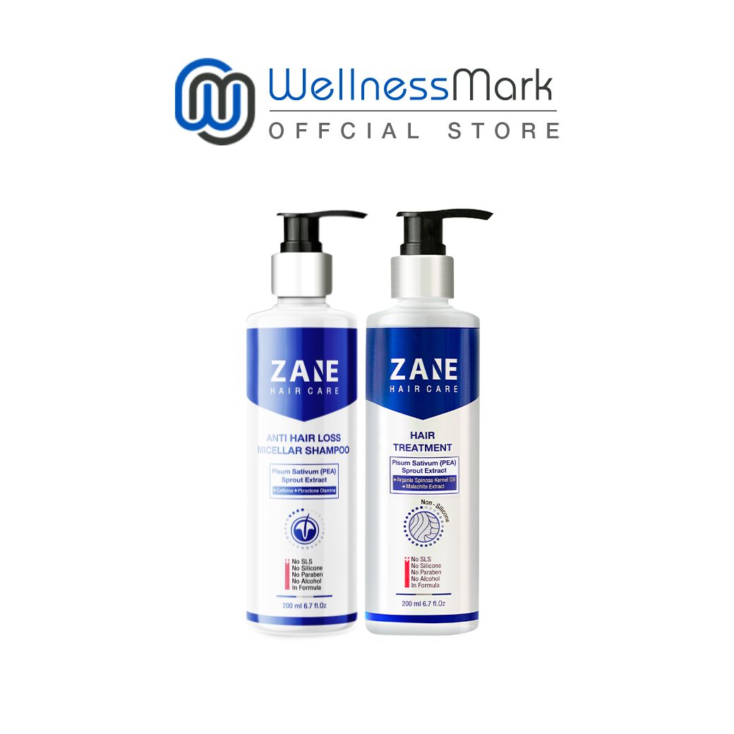 แถมฟรี Zane Micellar Shampoo (200ml.) 1 ขวด + ZANE Treatment (200ml.) 1 ขวด