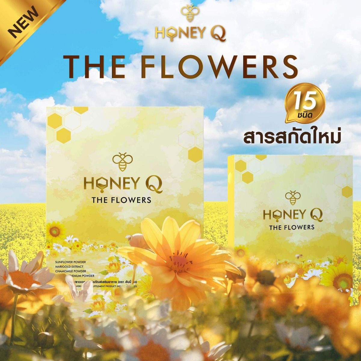 Honey Q Level Up ฮันนี่ คิว เลเวลอัพ (10 แคปซูล) + ของแถมเพิ่ม ฟรี